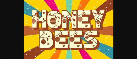 Honey Bees Font Font Canyon
