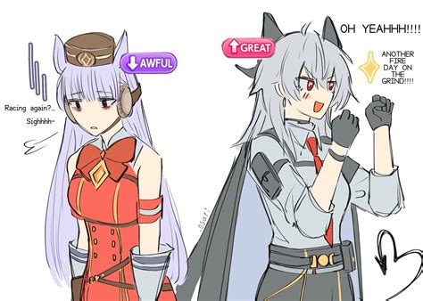 Gold Ship Zani And Ueda Hitomi Umamusume And 1 More Drawn By Osari