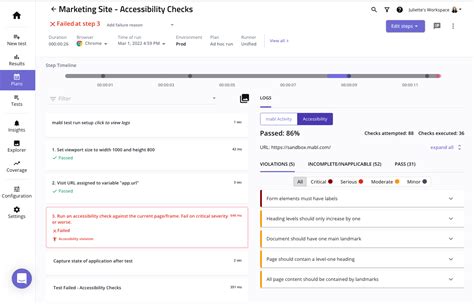 Accessibility Testing Overview Mabl Help