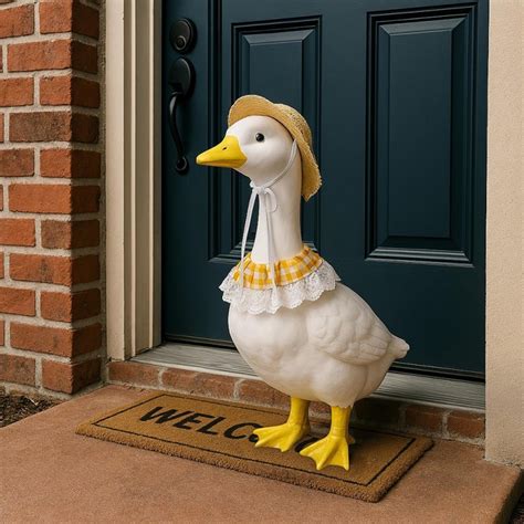 Tao Tao Porch Goose Outfitsclothes For Yard Goose Statuelawn Goose