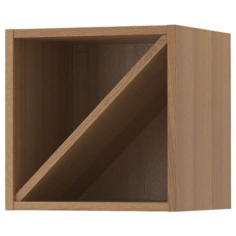 Vadholma Shelf Brownstained Ash 40x37x40 Cm Ikea