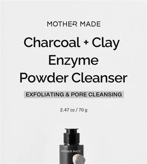 Buy Mother Made Charcoal Clay Enzyme Powder Cleanser In Bulk