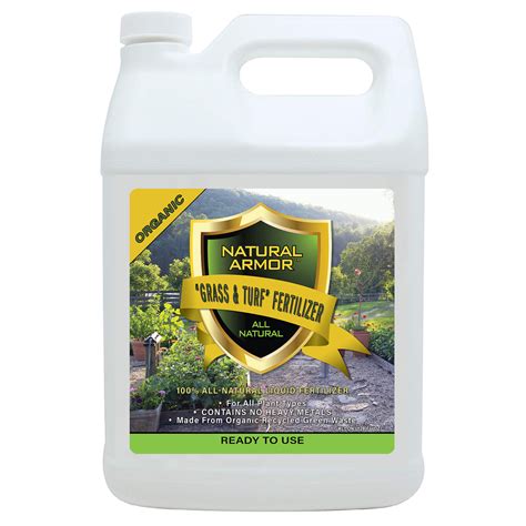 Ready To Use Lawn Fertilizer Grass And Turf Builder Gallon Natural Armor