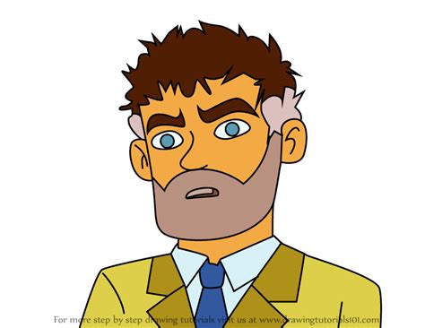 How To Draw Basil Postlethwaite From Sally Bollywood Super Detective Sally Bollywood Super