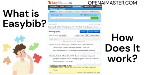 What Is Easybib How Does It Work