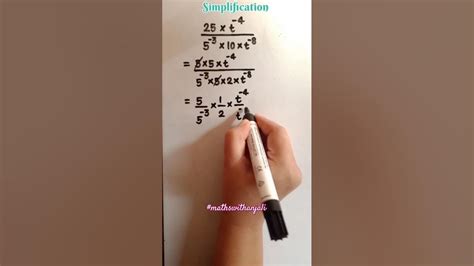 Simplify Exponents Maths Education Simplification Exponents