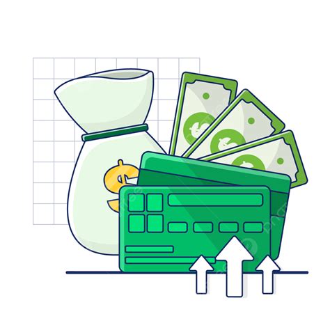 Atm 카드와 돈 가방의 라인 아트 그림 벡터 돈 상 로고 Png 일러스트 및 벡터 에 대한 무료 다운로드 Pngtree