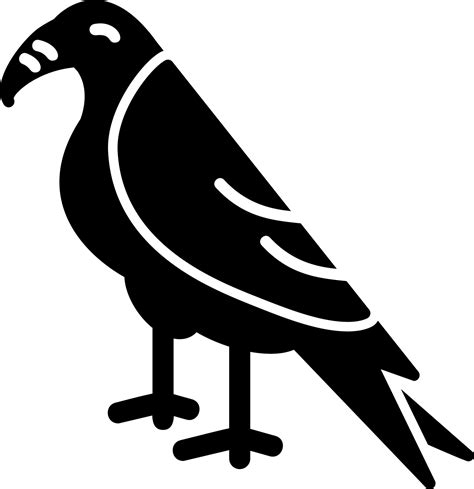 Hawk Vector Icon 20943952 Vector Art At Vecteezy