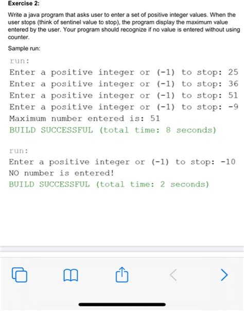 Solved Exercise 2 Write A Java Program That Asks User To