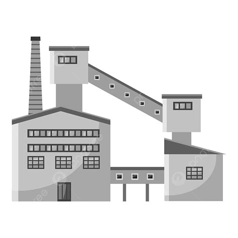 Waste Process Vector Art Png Processing Plant Waste Icon Gray