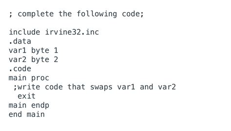 solved complete the following code include