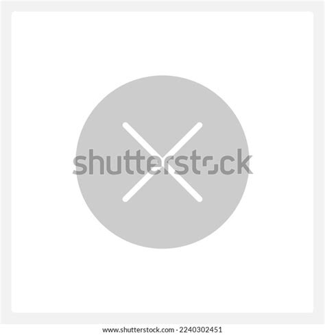 Shut Down Button Ui Element Template Stock Vector Royalty Free 2240302451 Shutterstock