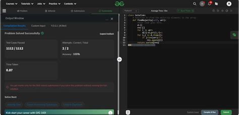 100daysofcode Python Codingchallenge Geeksforgeeks Geekbit Problemsolving Success
