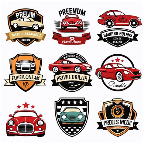 Coleção De Logotipos De Carros Emblemas Automotivos Icônicos Para