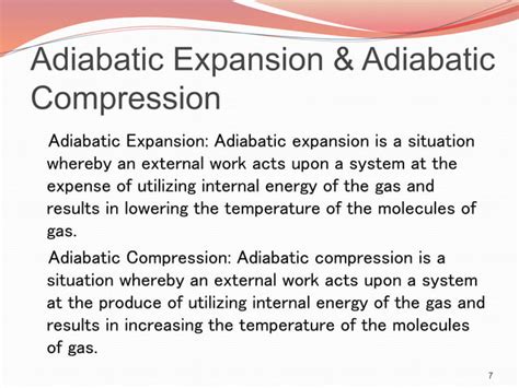 Work Done In An Adiabatic Process Pptx Chemistry Science