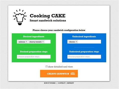 Cooking Cake Interface Download Scientific Diagram