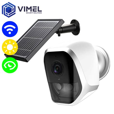 Wireless Ip Security Solar Powered Camera
