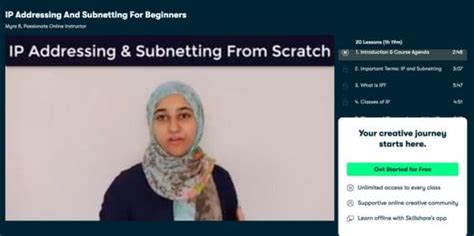 8 Best Ip Addressing And Subnetting Courses Online The Career Project