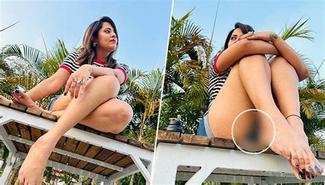 Only Anasuya Bharadwaj Enjoying In Ukiyo Beach Resort