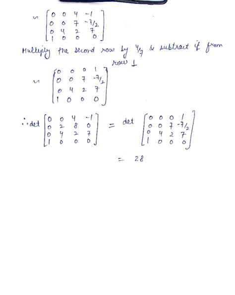 Determinants And Linear Transformations 4 A Let A Be The Matrix 1 2