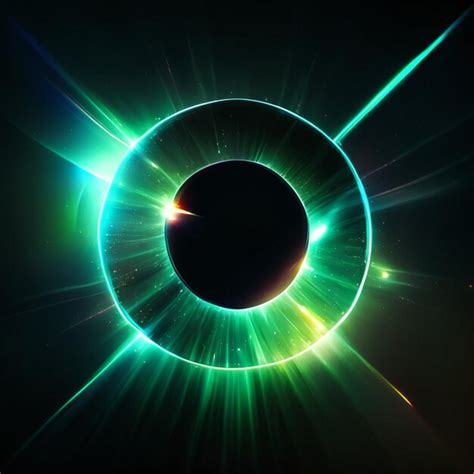 Premium Photo Lens Flare Cinematic Visual Light Effect On Black
