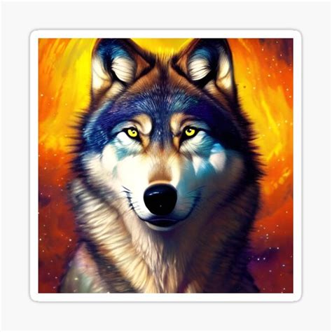 Cute Firefox Cute Wolf Art Work Sticker For Sale By Artsyhands254