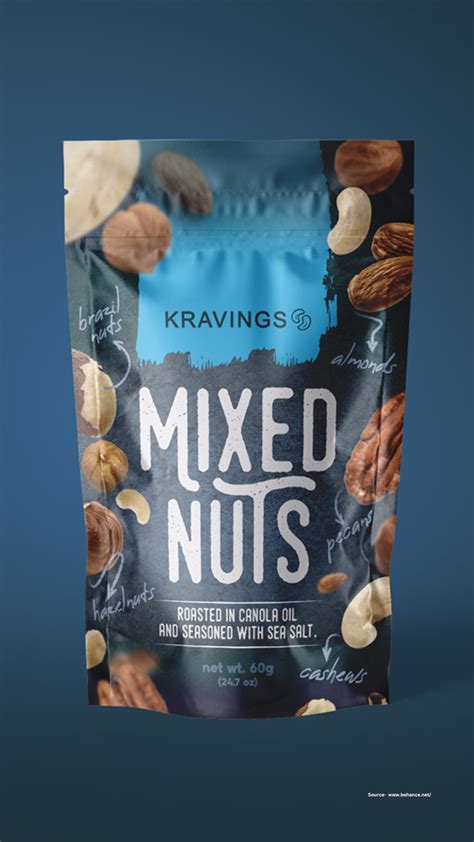 Kravings Mixed Nuts Packaging Design Artofit