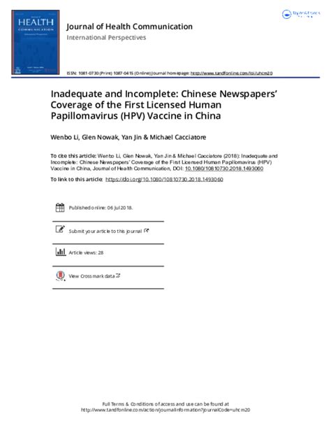Pdf Inadequate And Incomplete Chinese Newspapers Coverage Of The