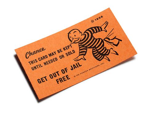 Monopoly Get Out Of Jail Free Card Image
