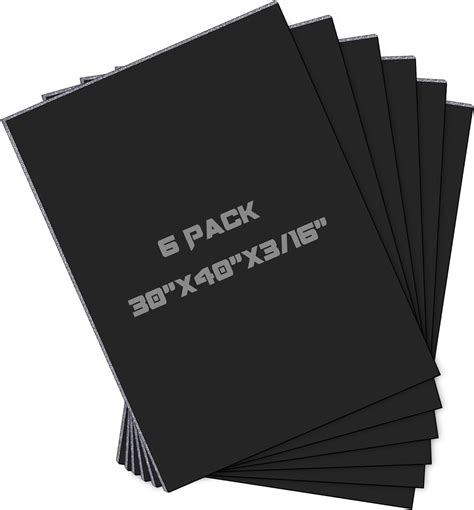 Kathfly 6 Pack Large Black Foam Boards 30 X 40 X 316