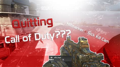 Quitting Cod Hitmarker Sick Killcam Youtube