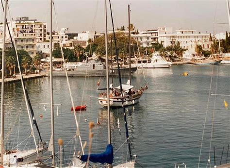 The Harbour At Kos Town Kos Greece Around The 19931994 Period Greece