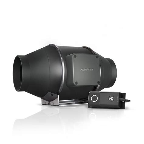 Ac Infinity Cloudline Inline Duct Fan W Inline Speed Control