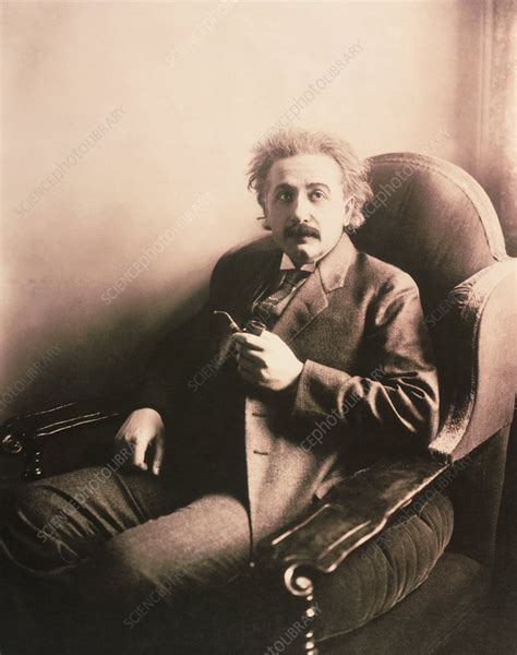 Portrait Of Albert Einstein In Middle Age 1920 Stock Image H405