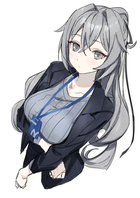 Safebooru 1girl Absurdres Bangs Blush Breasts Bronya Zaychik Bronya