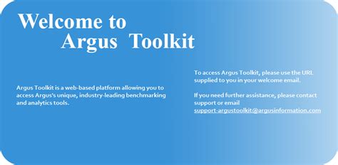 Argus Toolkit