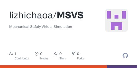 GitHub Lizhichaoa MSVS Mechanical Safety Virtual Simulation