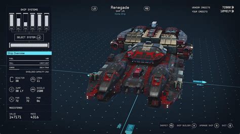 My Class C Custom Ship The Renegade Rstarfieldships