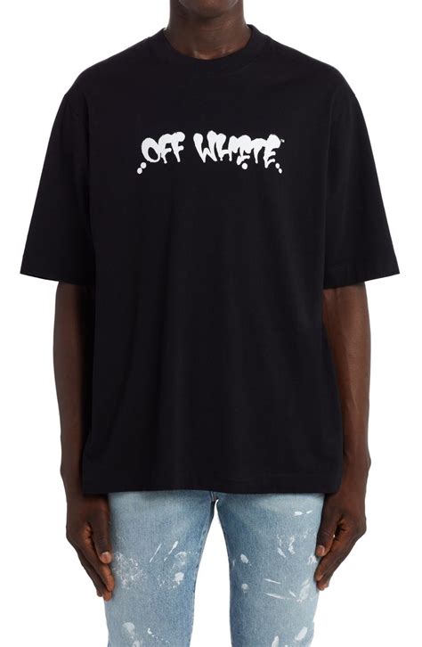 Off White Neen Logo Skate Graphic Tee Nordstrom Graphic Tees