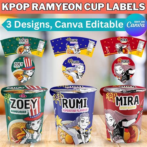 Kpop Demon Hunter Rumi Ramen Etsy México