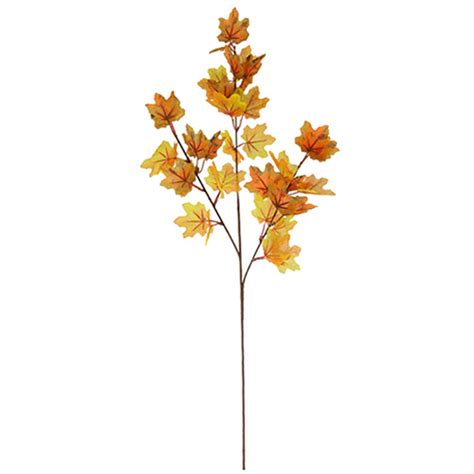 83cm Orange Maple Leaf Pick 1