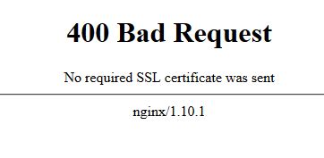 CloudFlare DNS SSL Client Certificate Authentication Server Fault