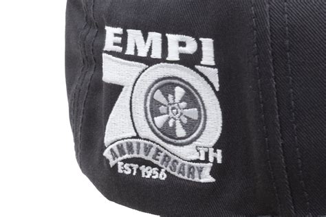 Empi 70th Anniversary Baseball Hat Black Empi