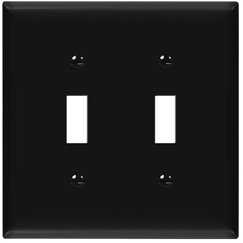 Enerlites Double Toggle Switch Cover Two Gang Light Switch Wall Plate 2 Gang Unbreakable