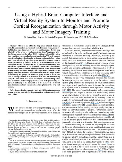 Pdf Using A Hybrid Brain Computer Interface And Virtual Reality
