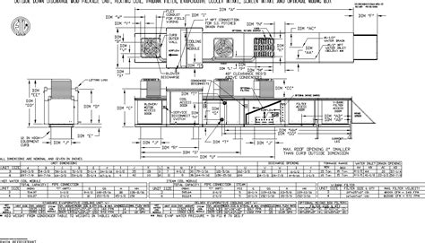 Modular Packaged Unit Submittal Drawing Captiveaire