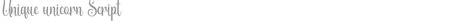 Unique Unicorn Script Font Download Free