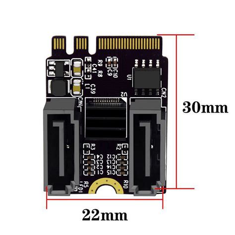 M2 To SATA3 0 Expansion Card PCI E3 0 KEY A E WIFI M 2 To SATA Adapter Card For PC Servers
