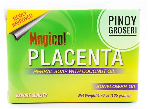 Magical Placenta Herbal Soap Coconut Sunflower Oil 135g Skin Care