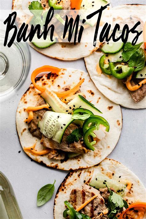 Banh Mi Tacos Banh Mi Tacos Recipe Vietnamese Tacos How To Make